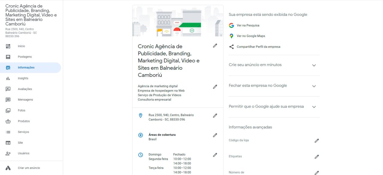 Como criar um perfil completo para a sua empresa no Google Meu Negócio